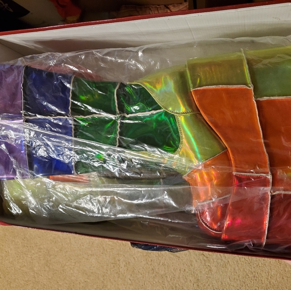 Demonia | Shoes | Demonia Rainbow Wayup High Stack Platform Boots ...